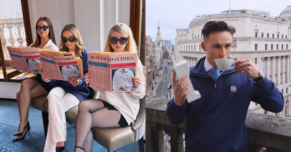 Signet Sunday: How the Viral 'Finance Bro' Launched a £100,000 Fashion ...